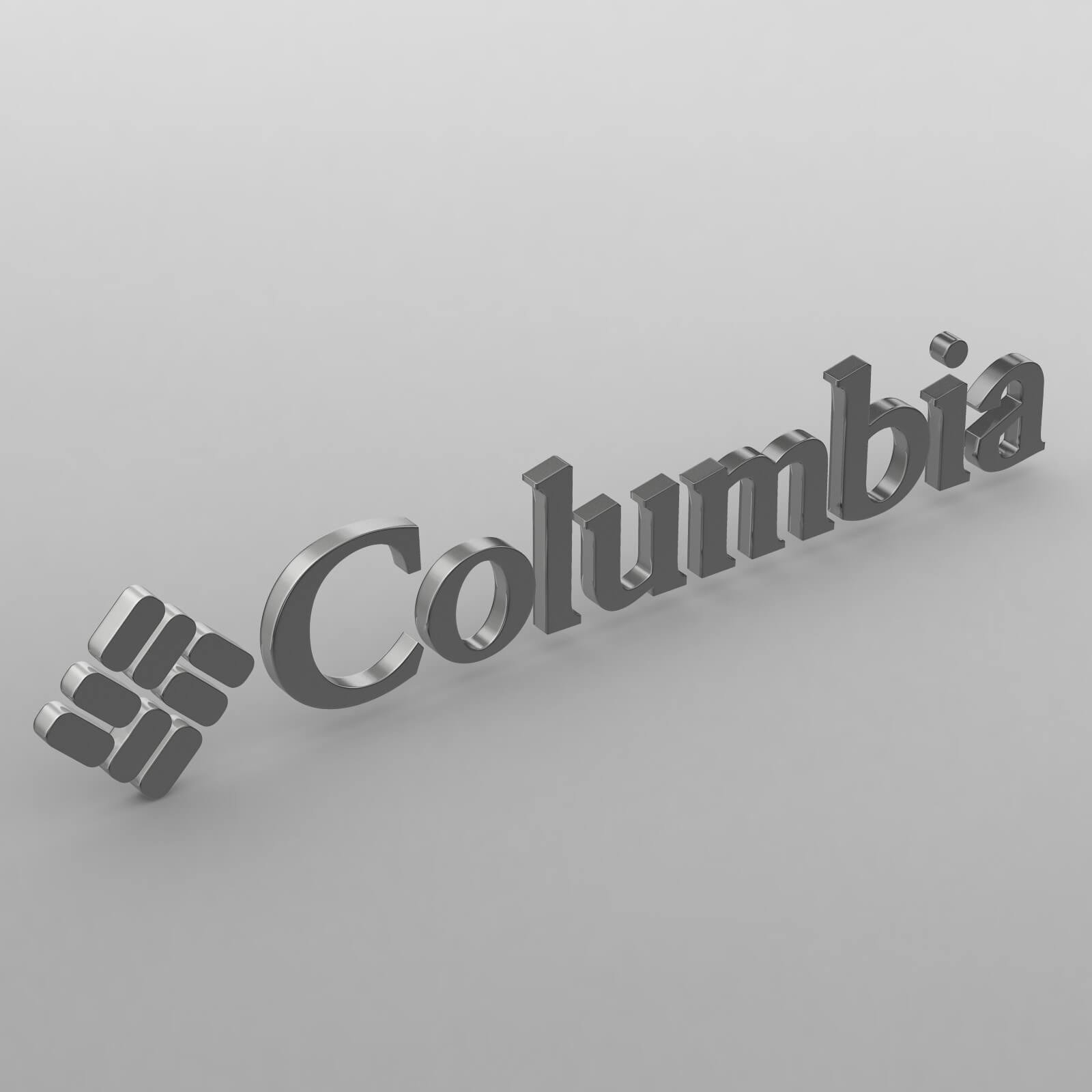 Columbia Logo - 3D Print Model by 3d_logoman