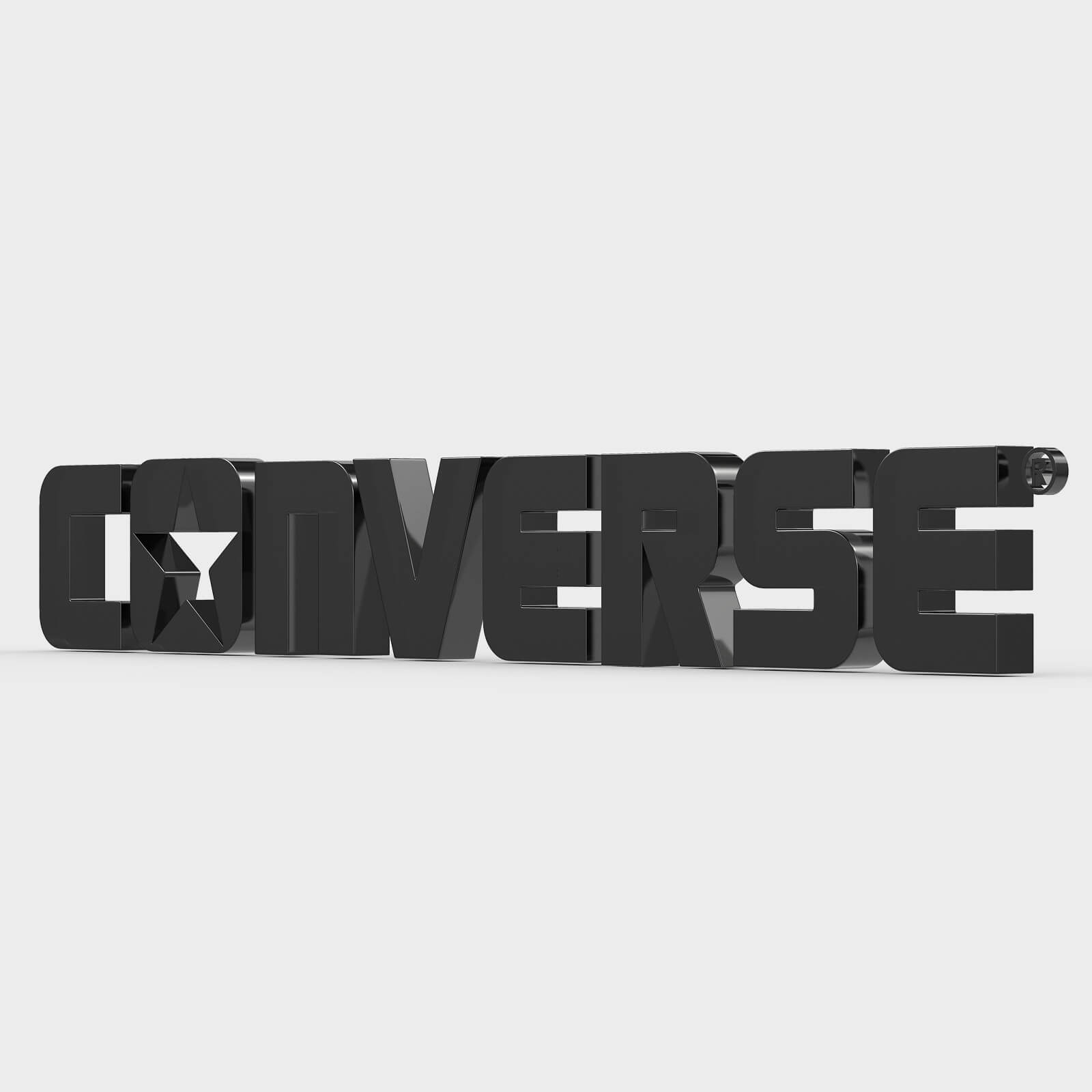 Converse Logo - 3D Print Model by 3d_logoman