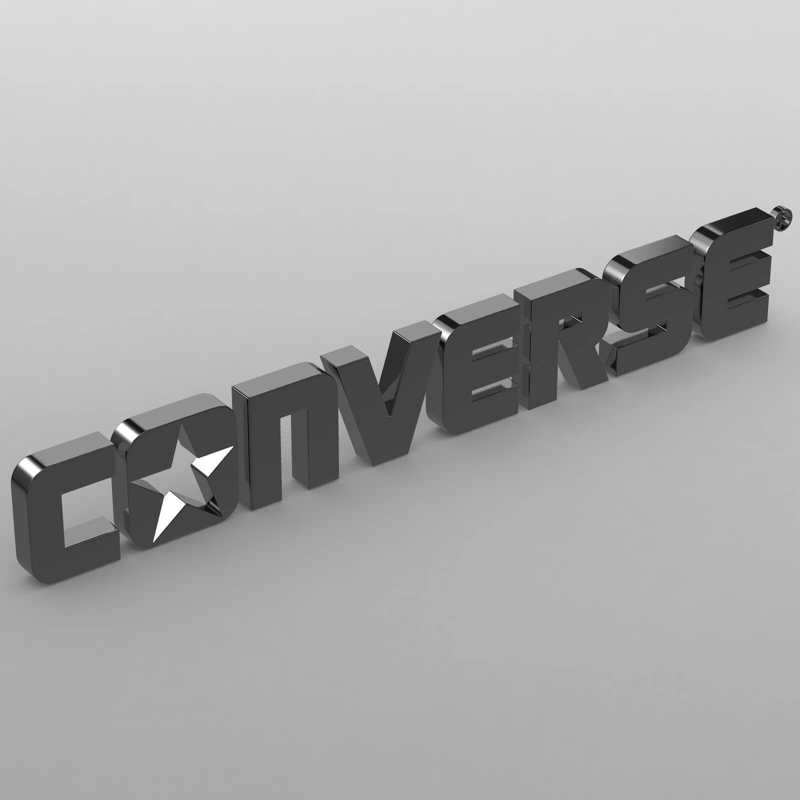 Converse Logo - 3D Print Model by 3d_logoman
