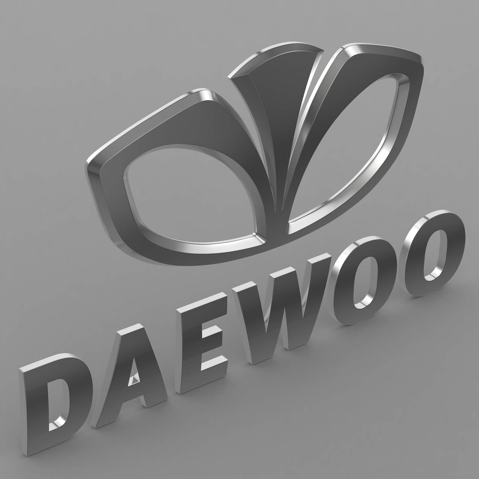 Daewoo Logo - 3D Model by 3d_logoman