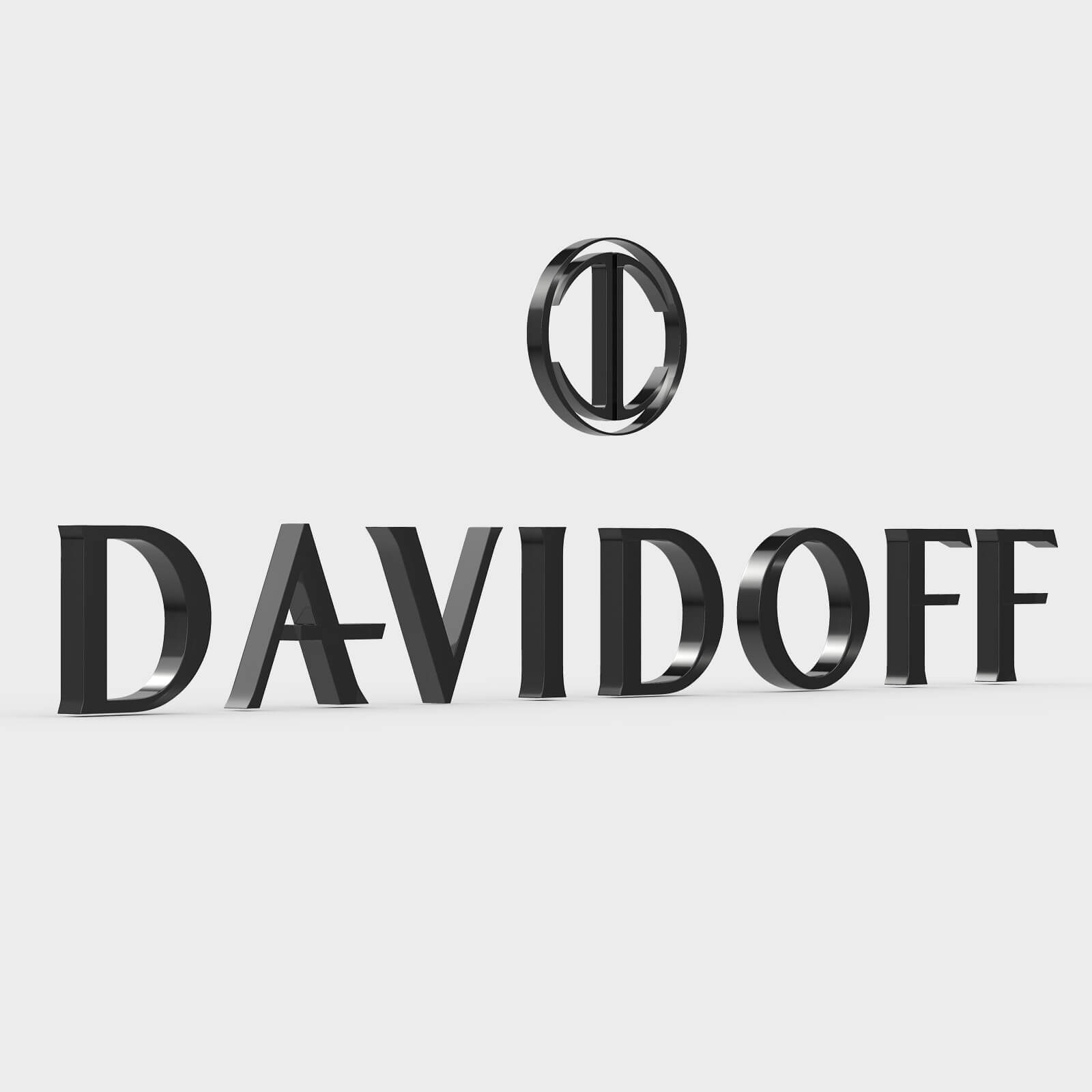 Davidoff Logo - 3D Model by 3d_logoman