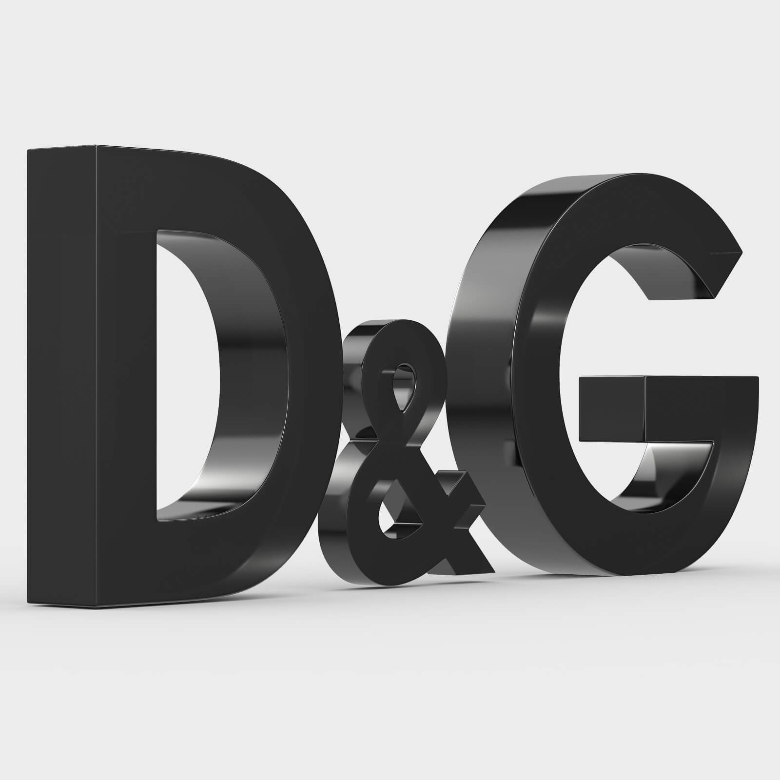 D&G Logo - 3D Model by 3d_logoman