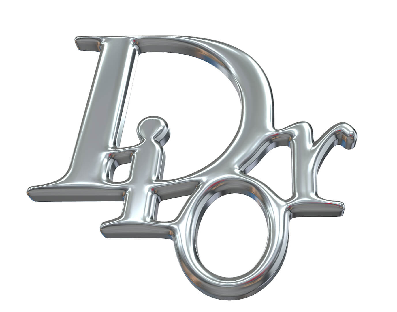 Christian Dior Logo - 3D Model by 3d_logoman