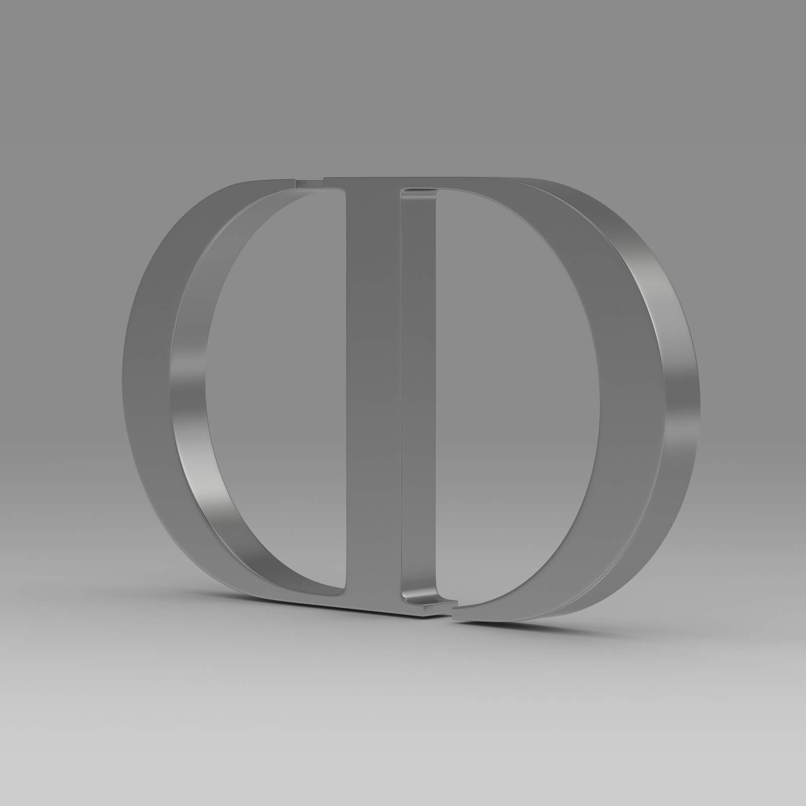 Dior Logo - 3D Model by 3d_logoman