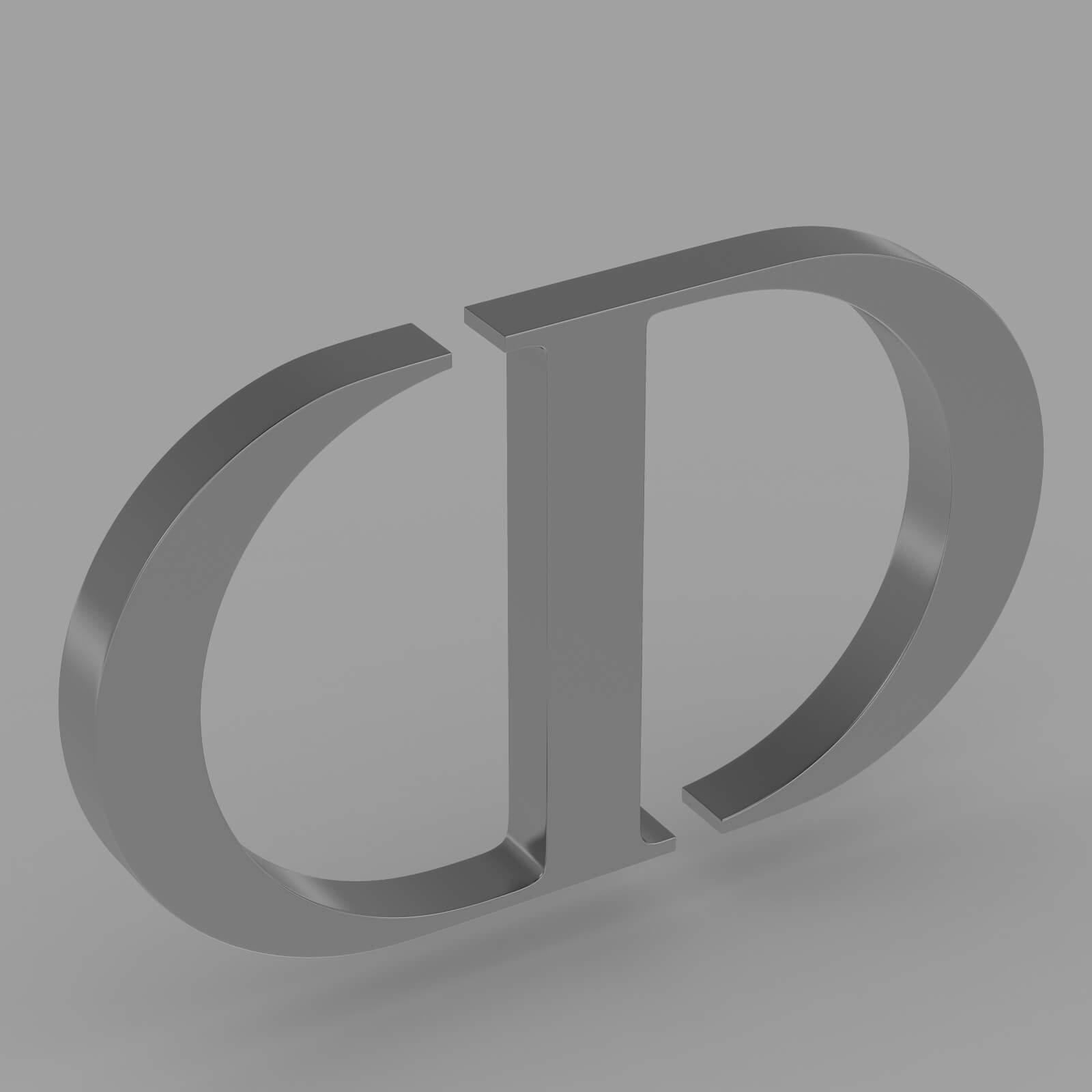 Dior Logo - 3D Model by 3d_logoman