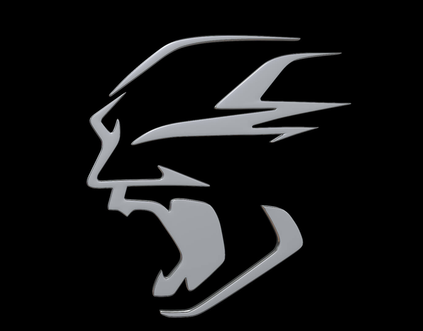 Dodge Charger Daytona Logo - 3D Model by 3d_logoman