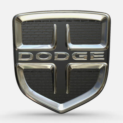 Dodge Logo - 3D Model by 3d_logoman