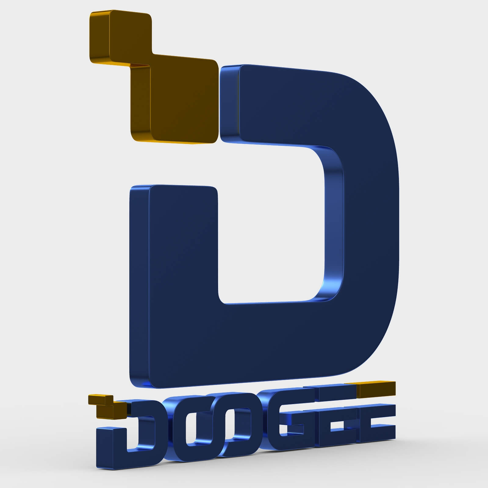 Doogee Logo - 3D Model by 3d_logoman