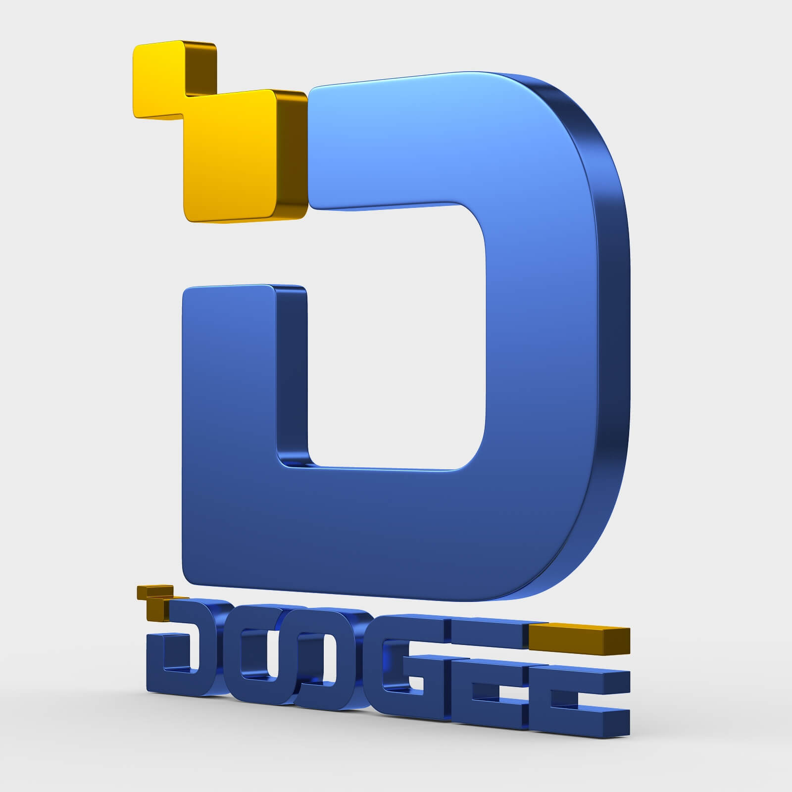 Doogee Logo - 3D Model by 3d_logoman
