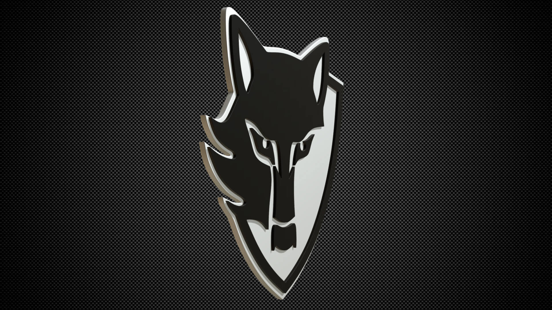 E Wolf Logo - 3D Model by 3d_logoman
