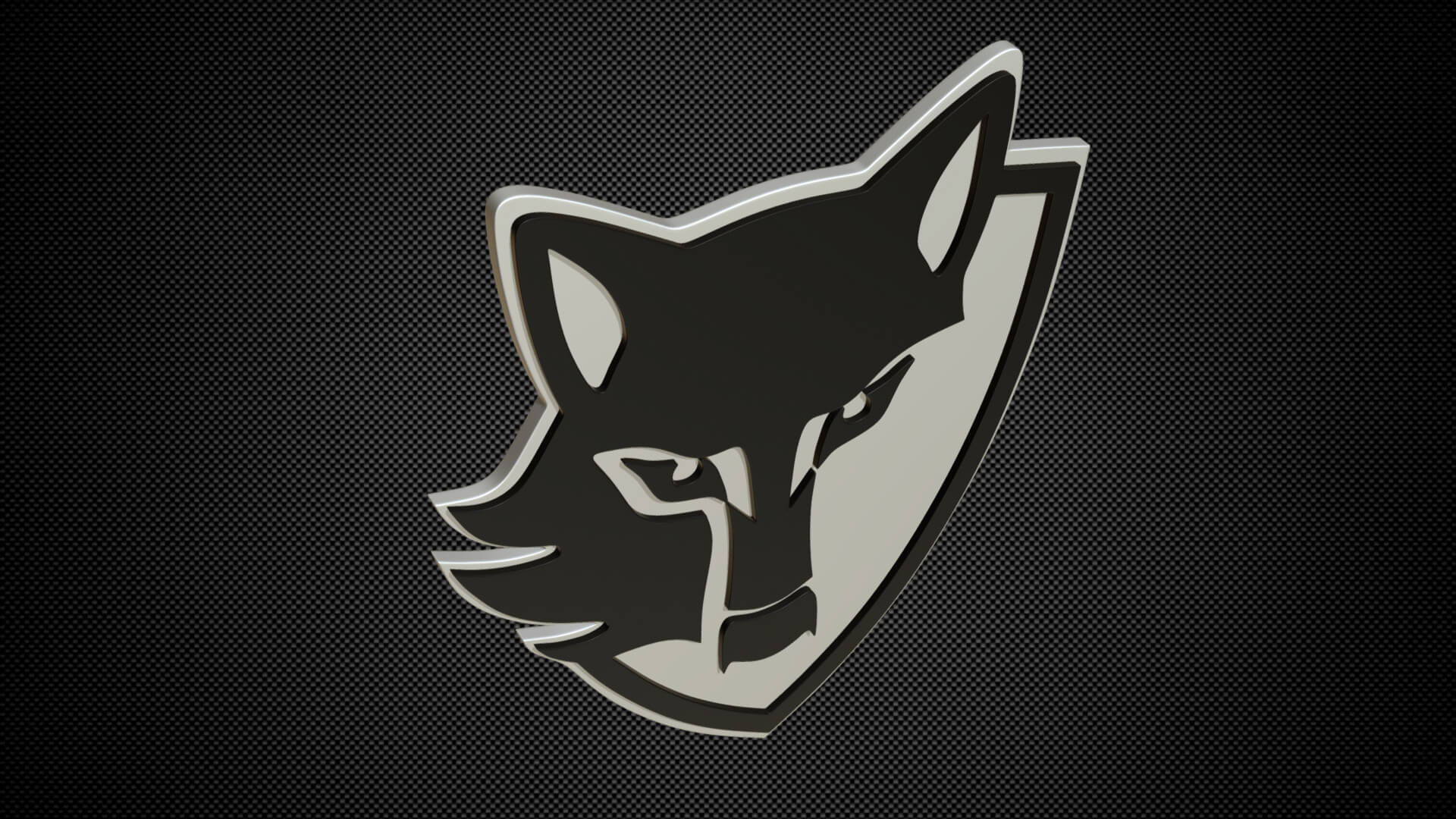 E Wolf Logo - 3D Model by 3d_logoman