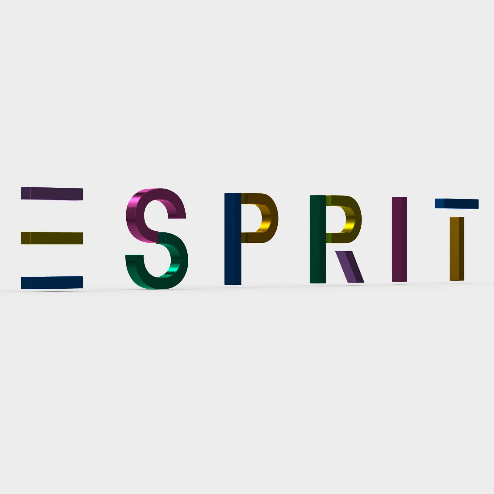 Esprit Logo - 3D Model by 3d_logoman