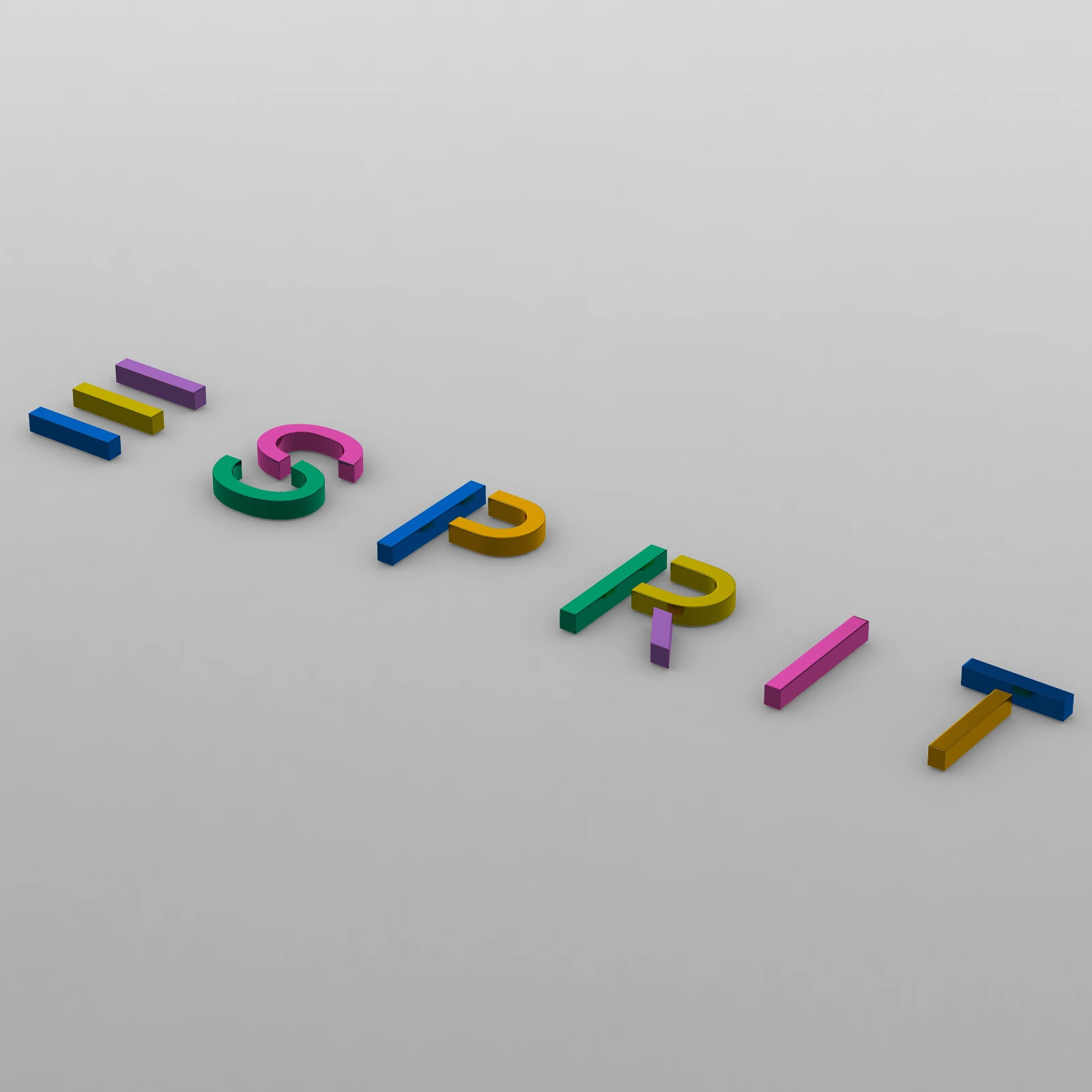 Esprit Logo - 3D Model by 3d_logoman