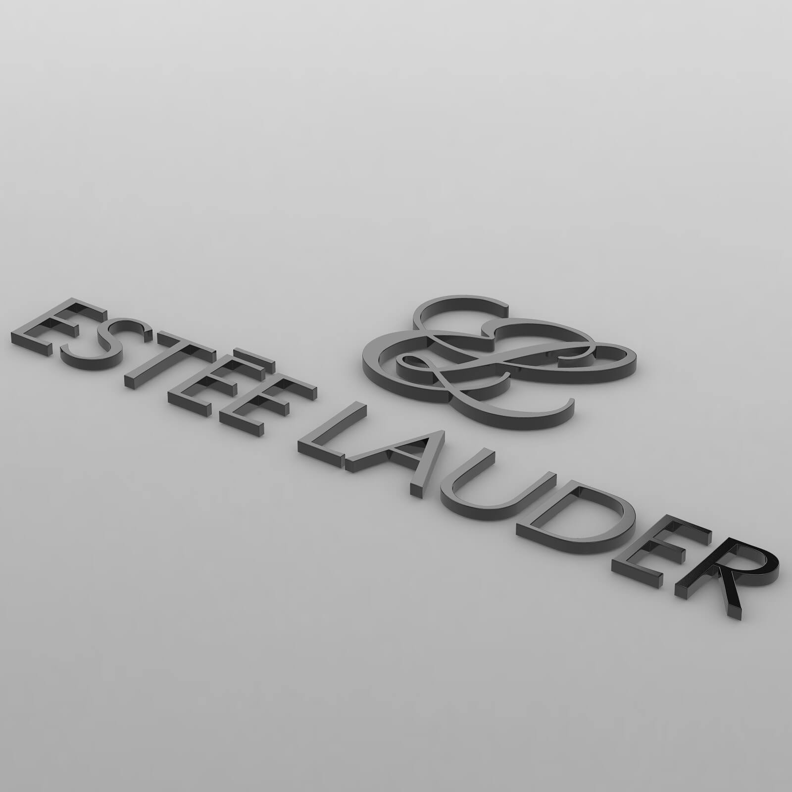 Estee Lauder Logo - 3D Model by 3d_logoman