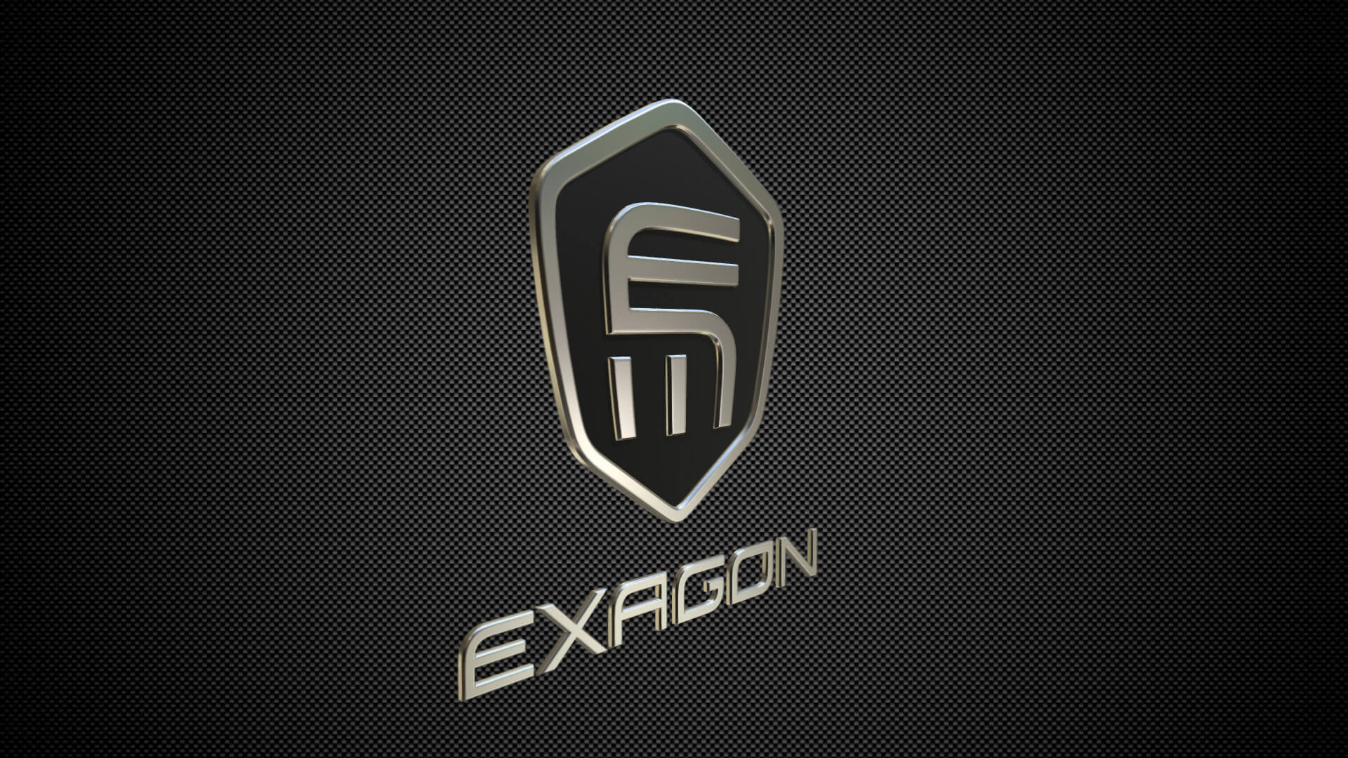 Exagon Logo - 3D Model by 3d_logoman