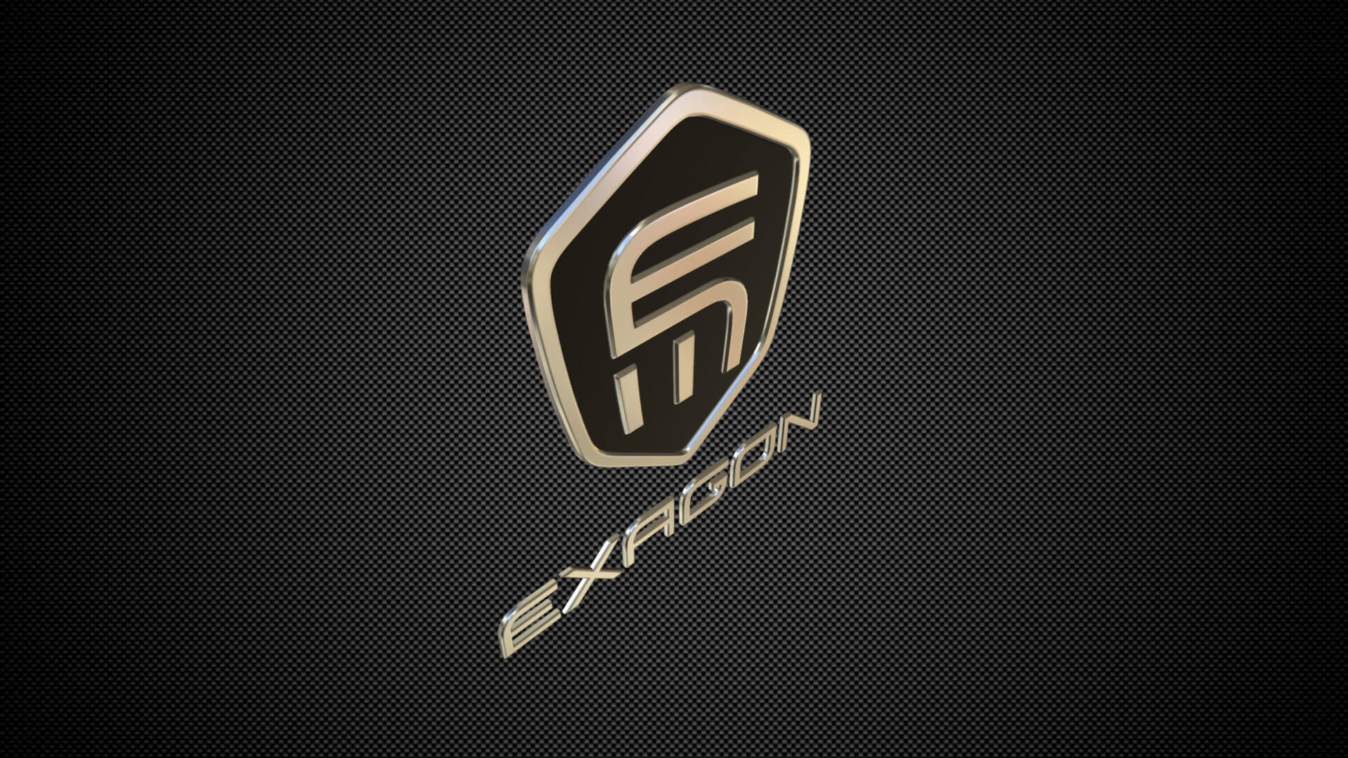 Exagon Logo - 3D Model by 3d_logoman