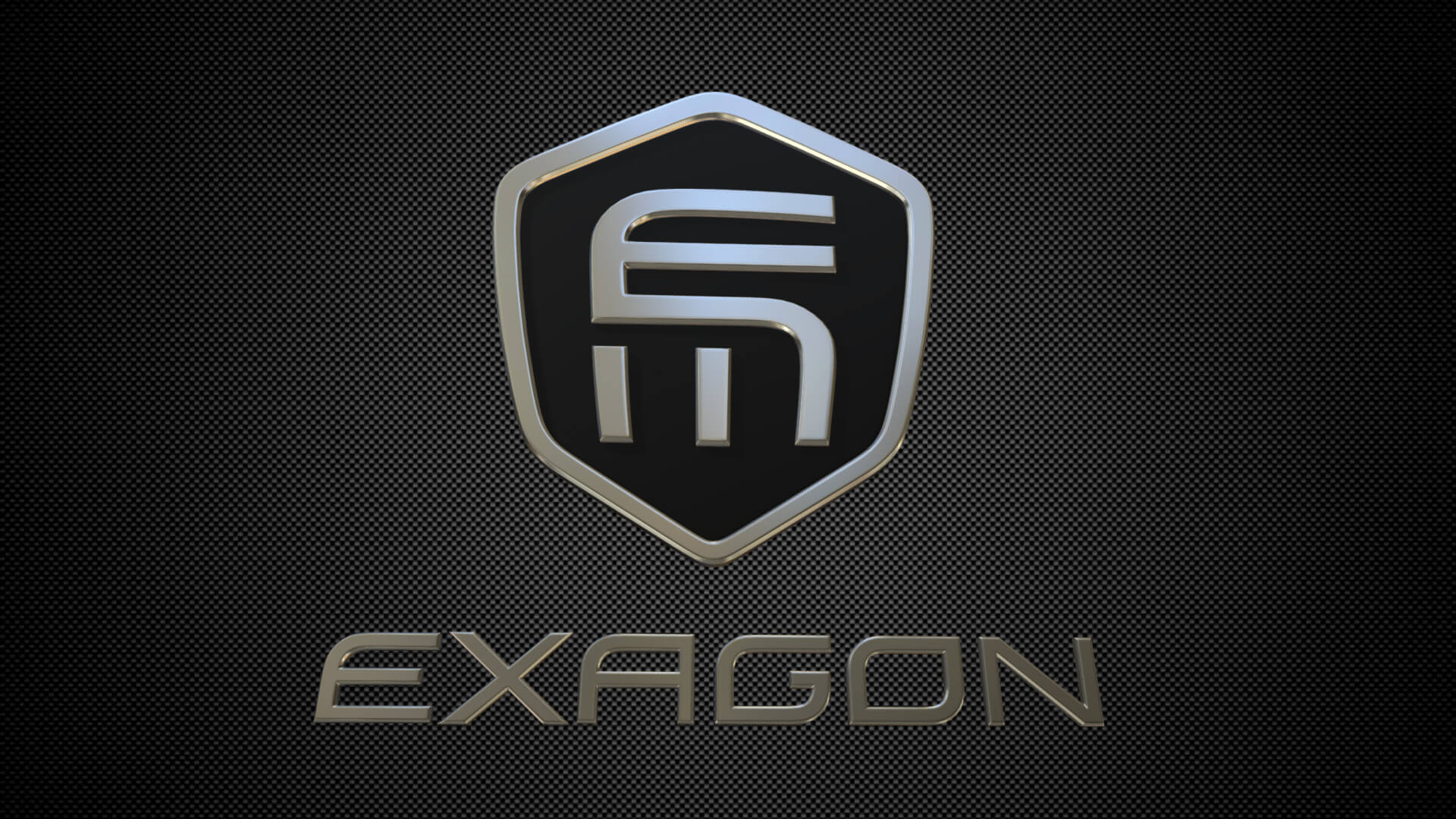 Exagon Logo - 3D Model by 3d_logoman