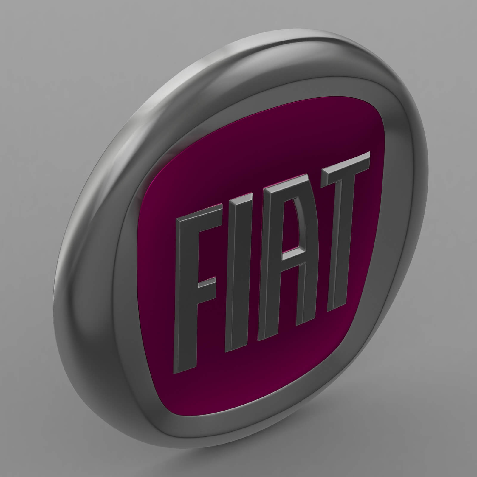Fiat Logo - 3D Model by 3d_logoman