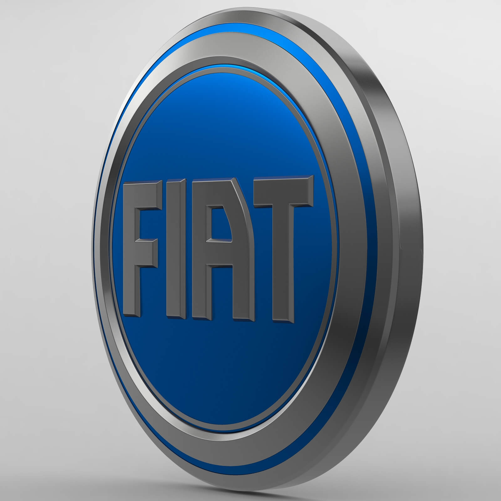 Fiat Logo - 3D Model by 3d_logoman