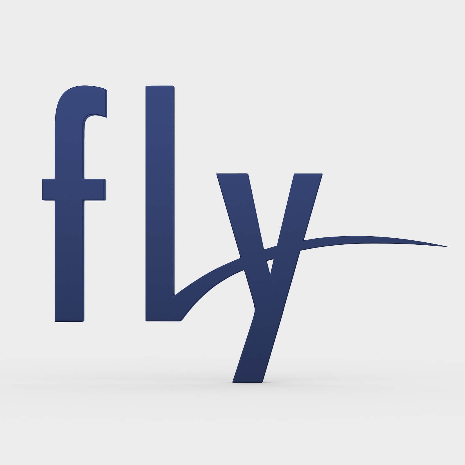 Fly Logo - 3D Model by 3d_logoman