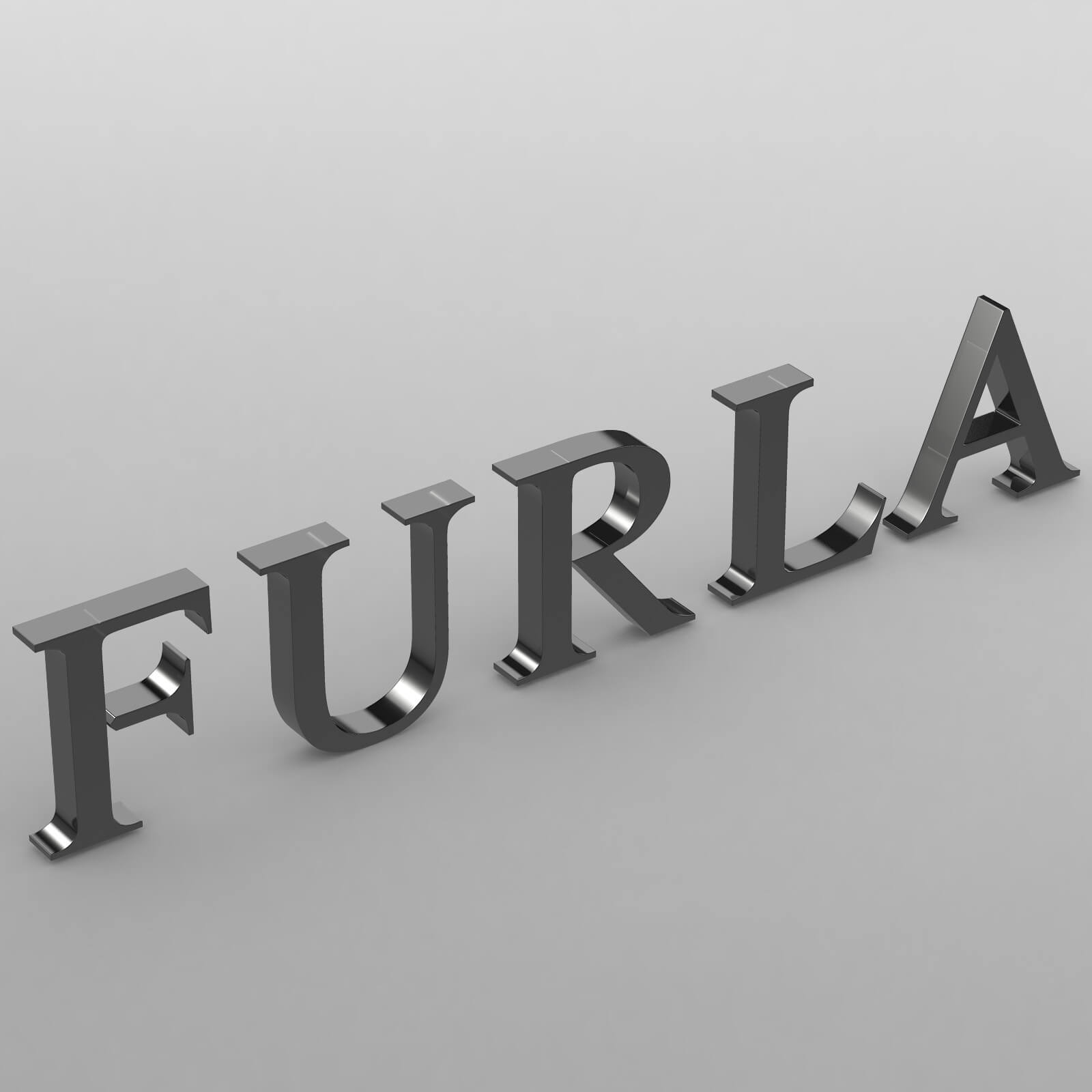 Furla Logo - 3D Model by 3d_logoman