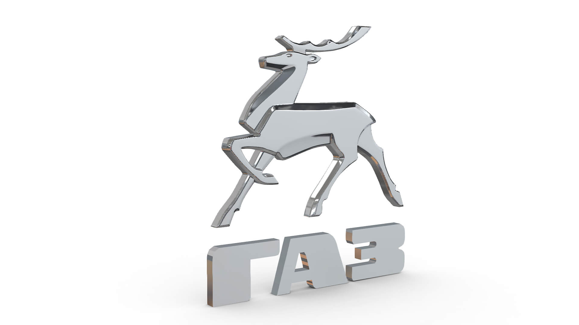 Gaz Logo - 3D Model by 3d_logoman