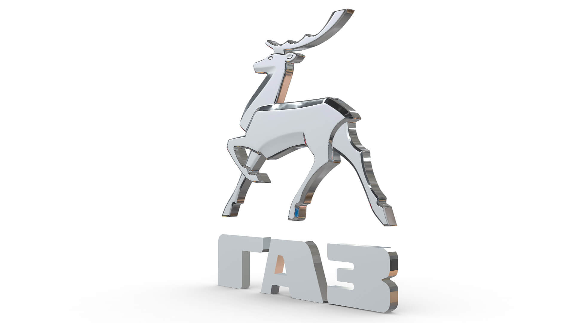 Gaz Logo - 3D Model by 3d_logoman