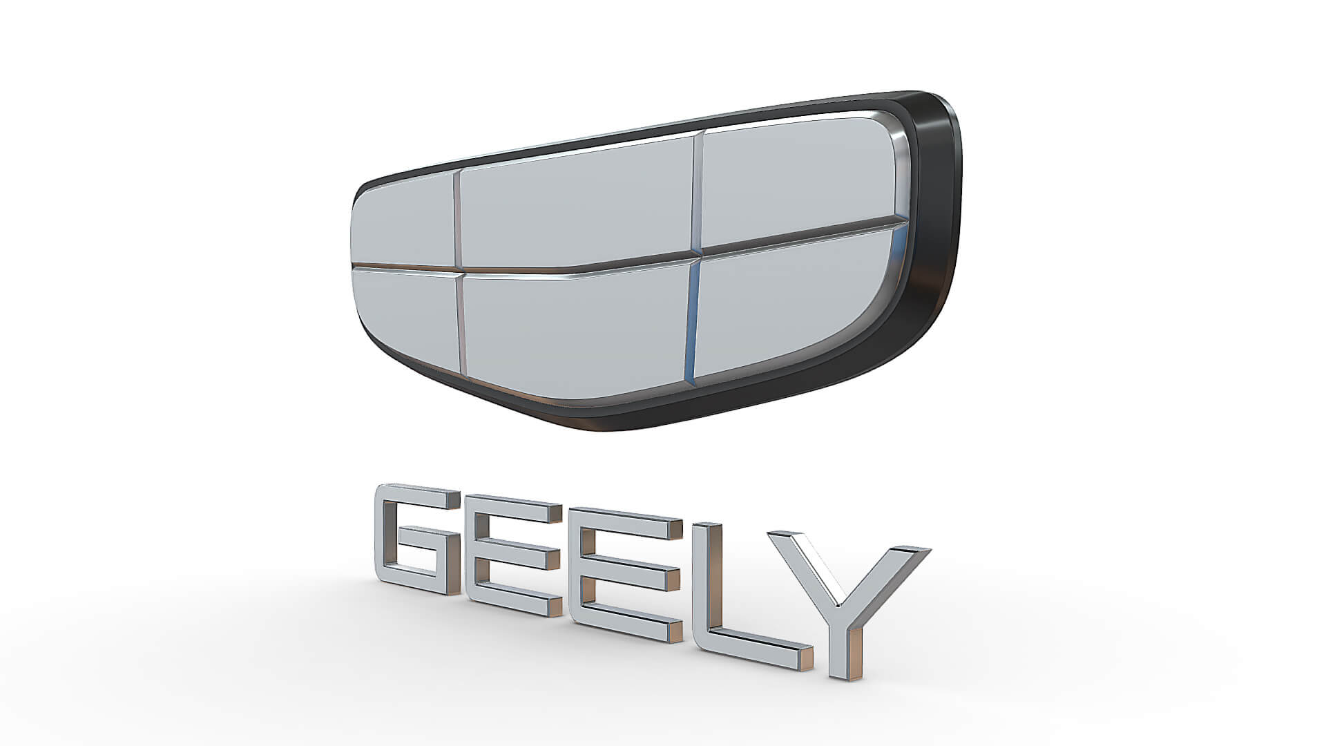 Geely New Logo - 3D Model by 3d_logoman