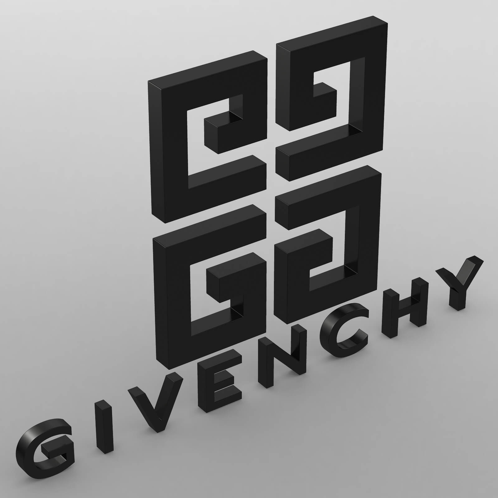 Givenchy Logo - 3D Model by 3d_logoman