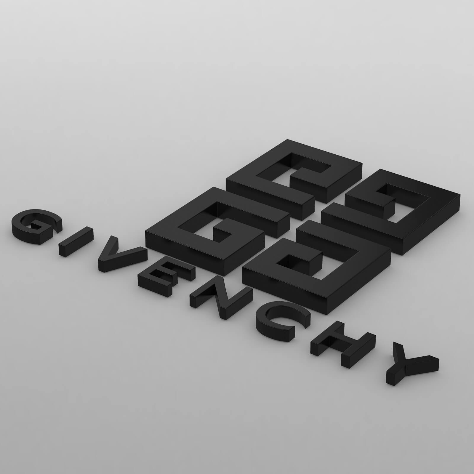 Givenchy Logo - 3D Model by 3d_logoman