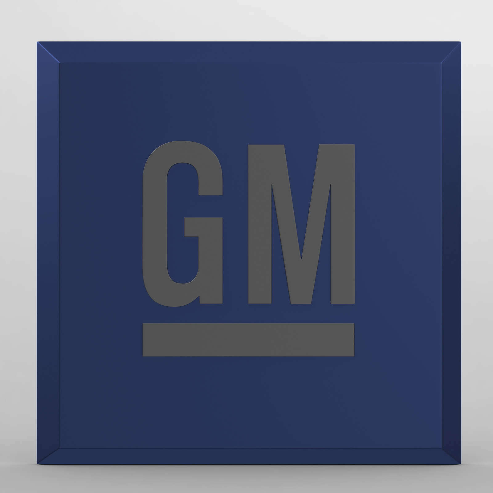 GM Logo - 3D Model by 3d_logoman