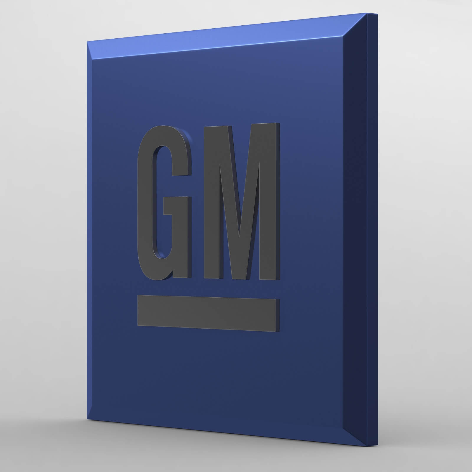 GM Logo - 3D Model by 3d_logoman