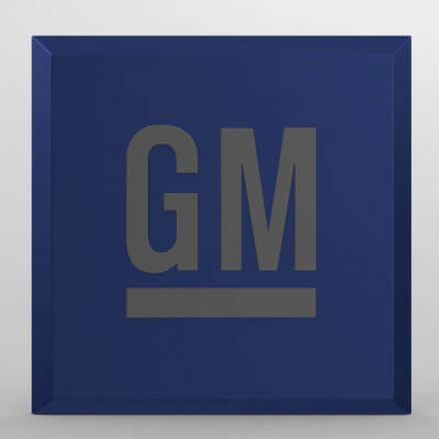 GM Logo - 3D Model by 3d_logoman