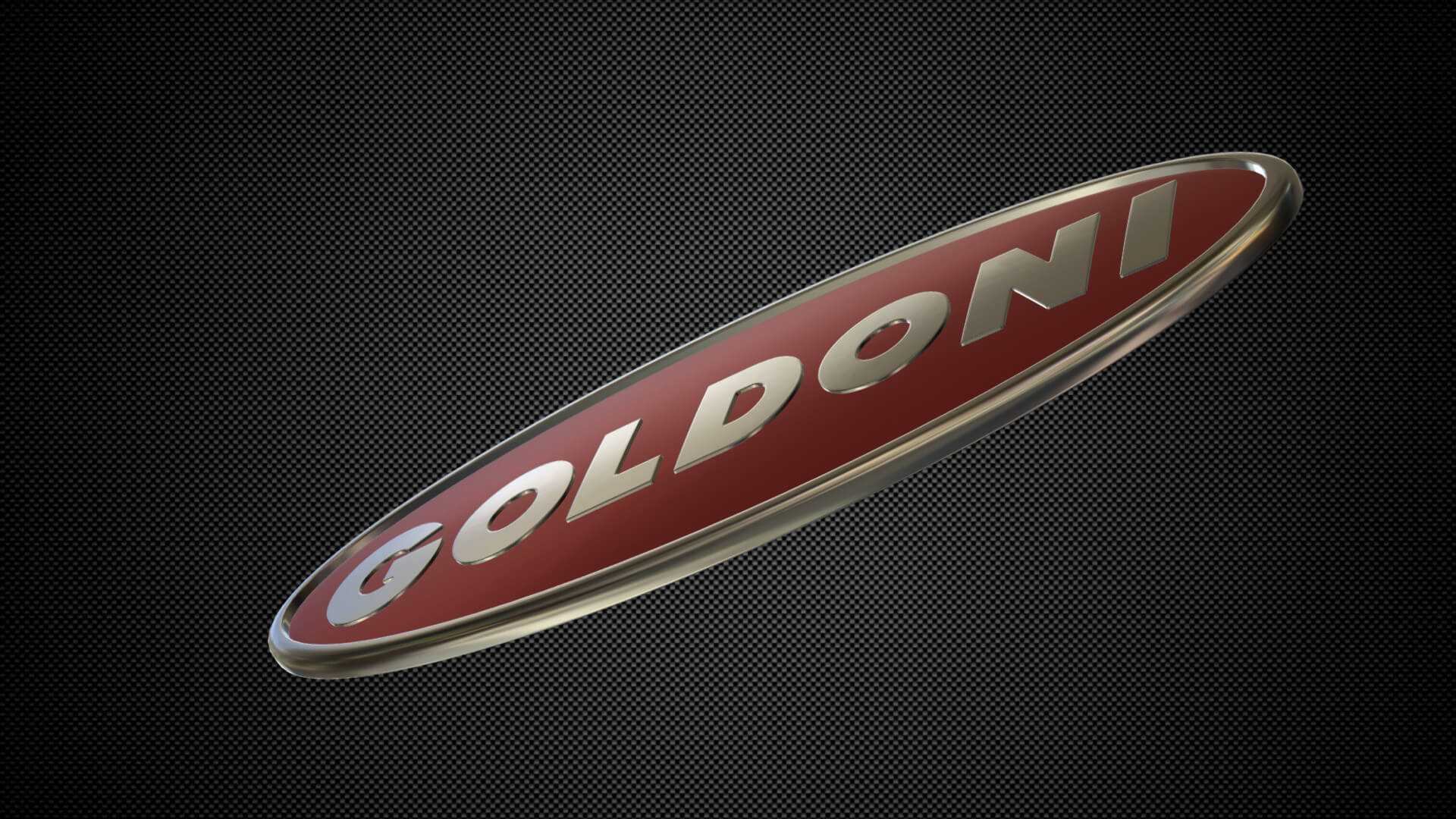 Goldoni Logo - 3D Model by 3d_logoman