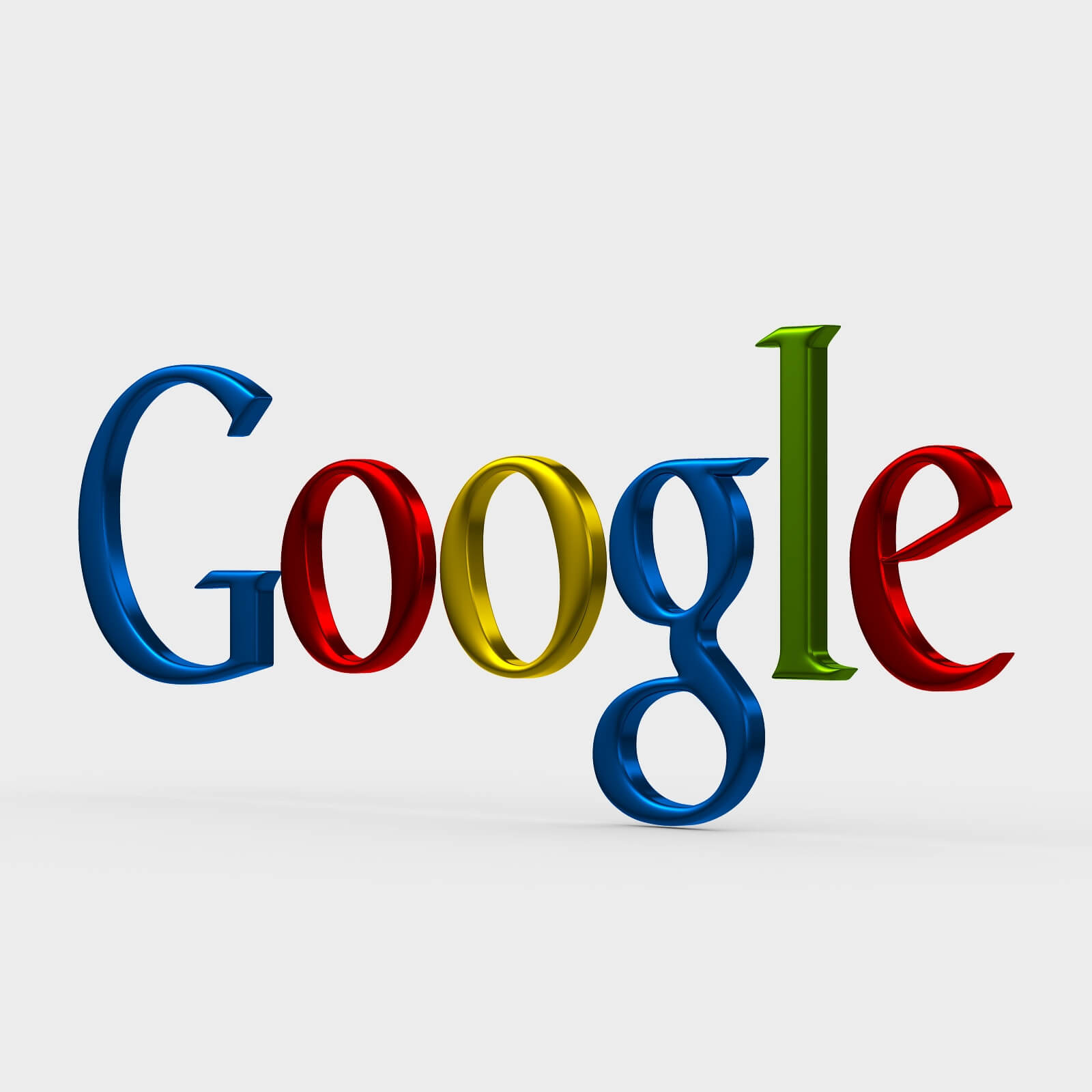 Google Logo - 3D Print Model by 3d_logoman