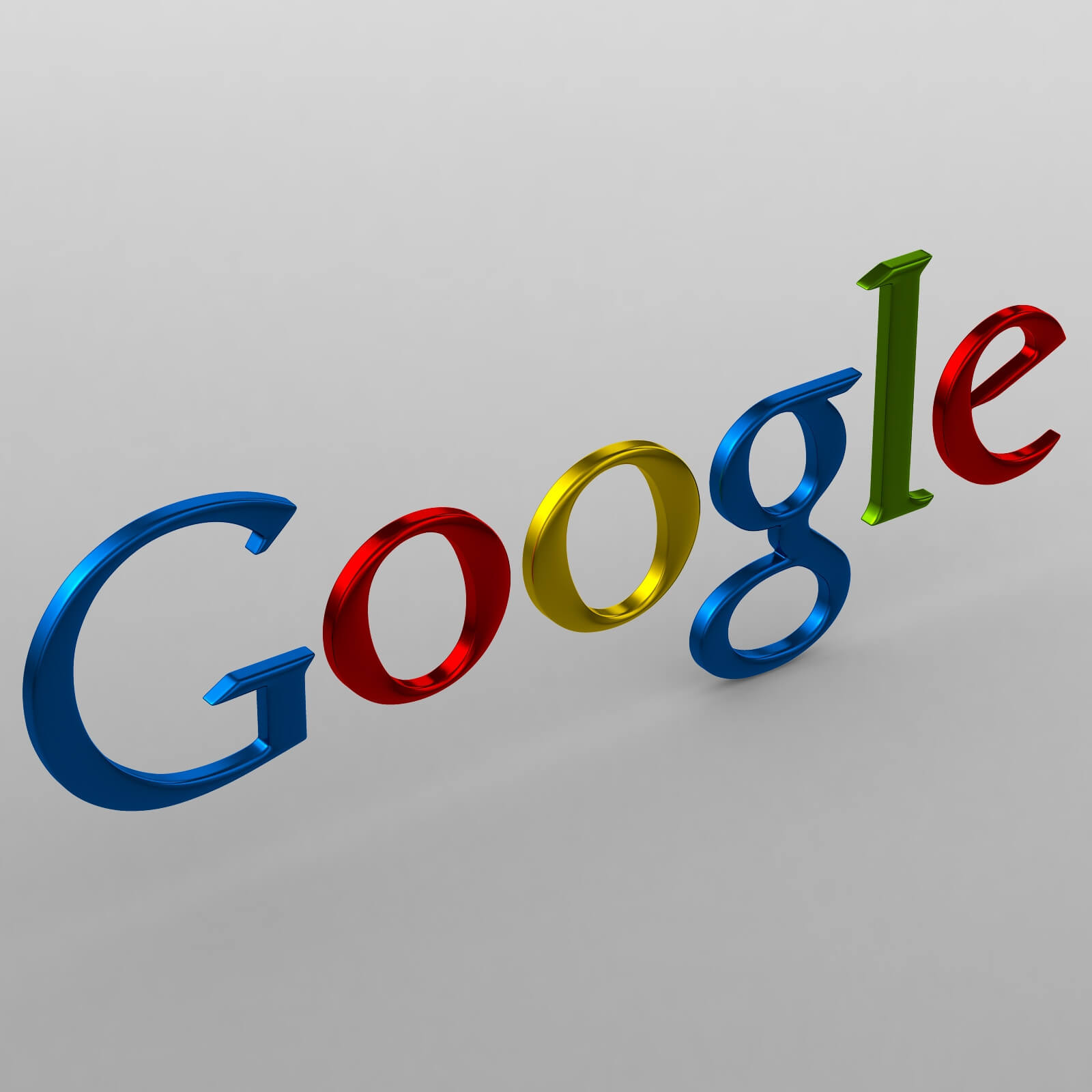Google Logo - 3D Print Model by 3d_logoman