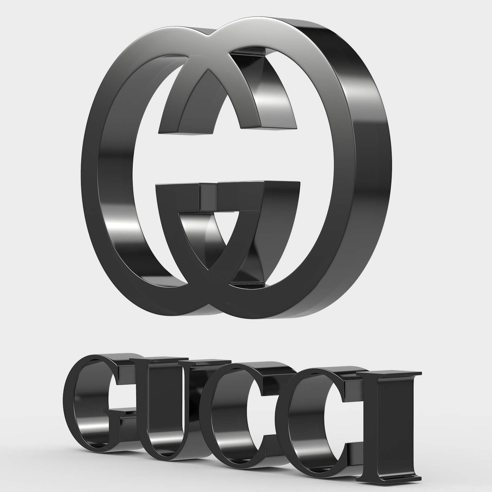 Gucci Logo - 3D Model by 3d_logoman