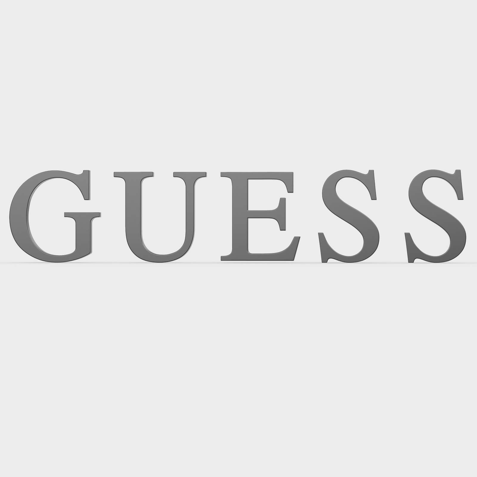 Guess Logo - 3D Model by 3d_logoman