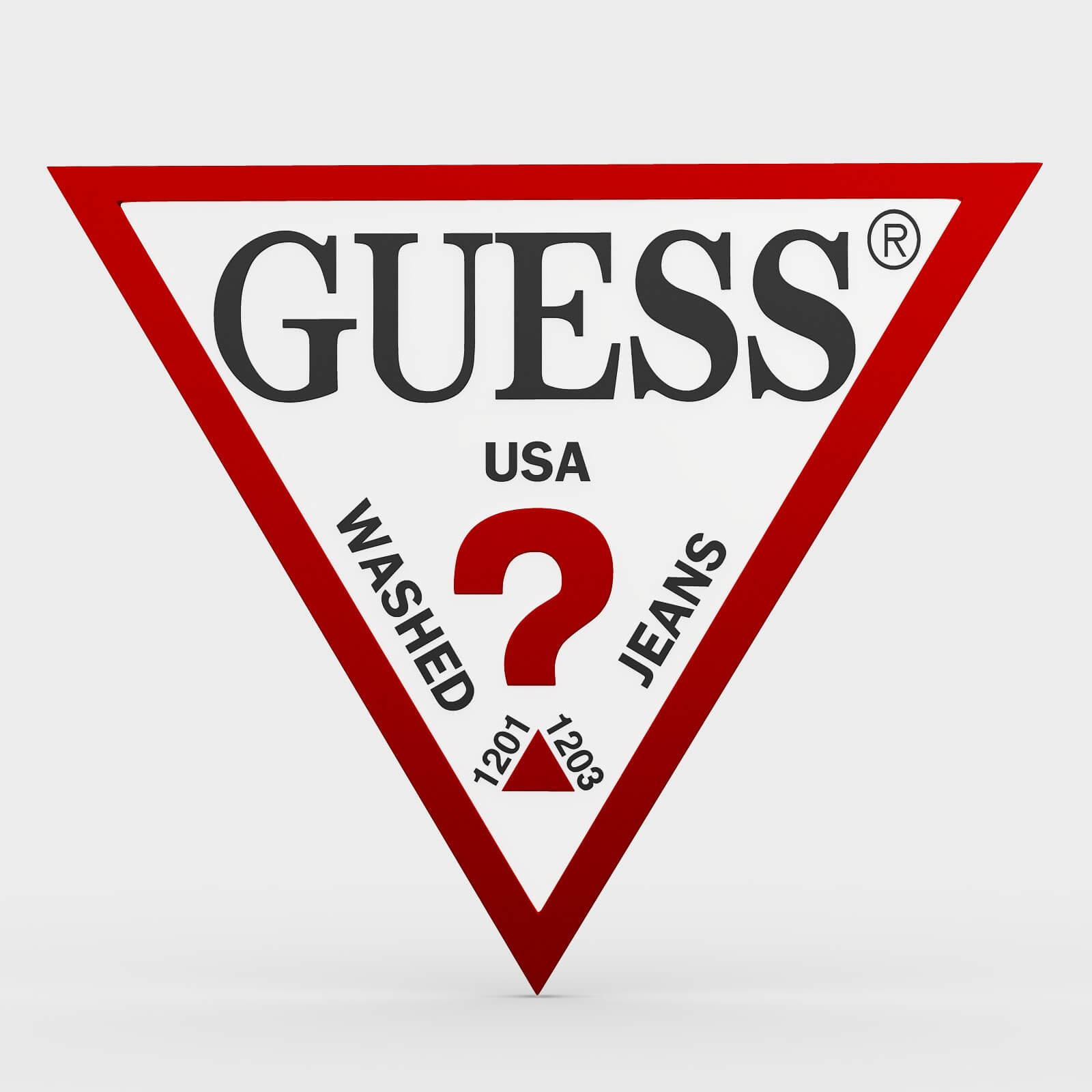 Guess Logo - 3D Model by 3d_logoman