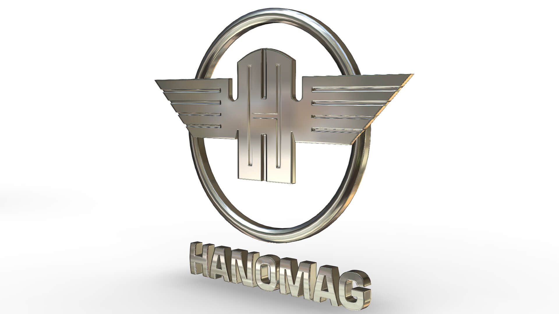 Hanomag Logo - 3D Model by 3d_logoman