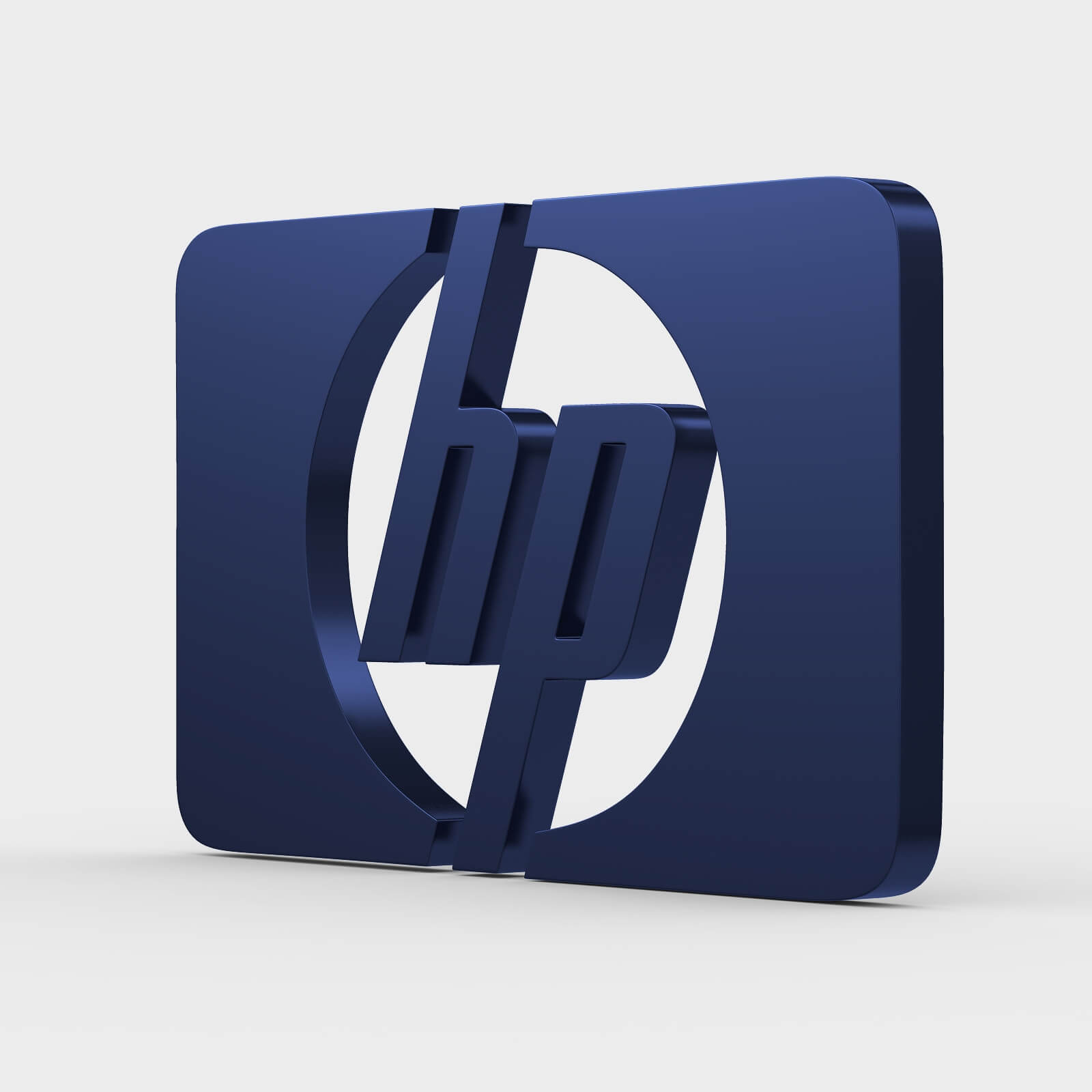 Hewlett Packard Logo - 3D Model by 3d_logoman