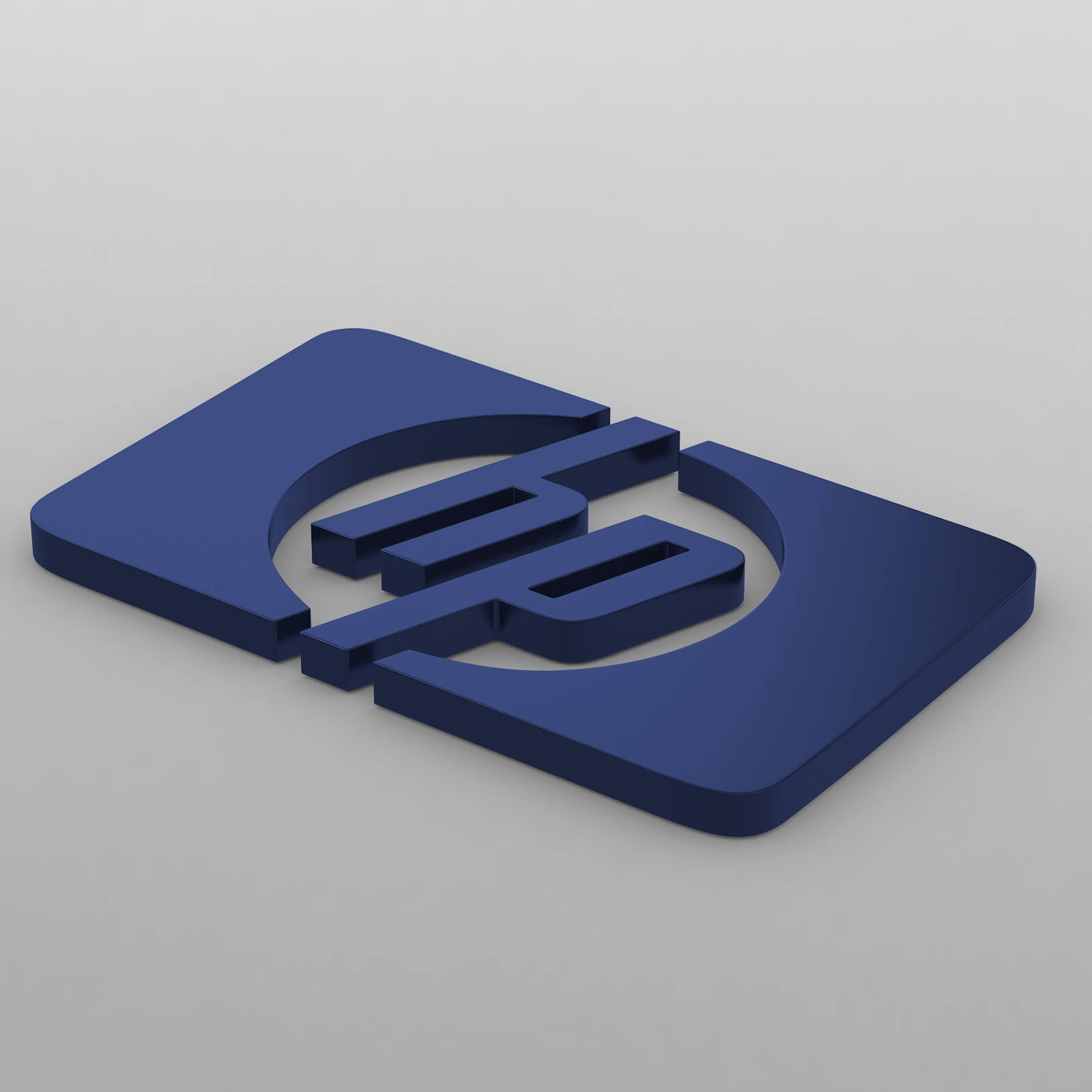 Hewlett Packard Logo - 3D Model by 3d_logoman