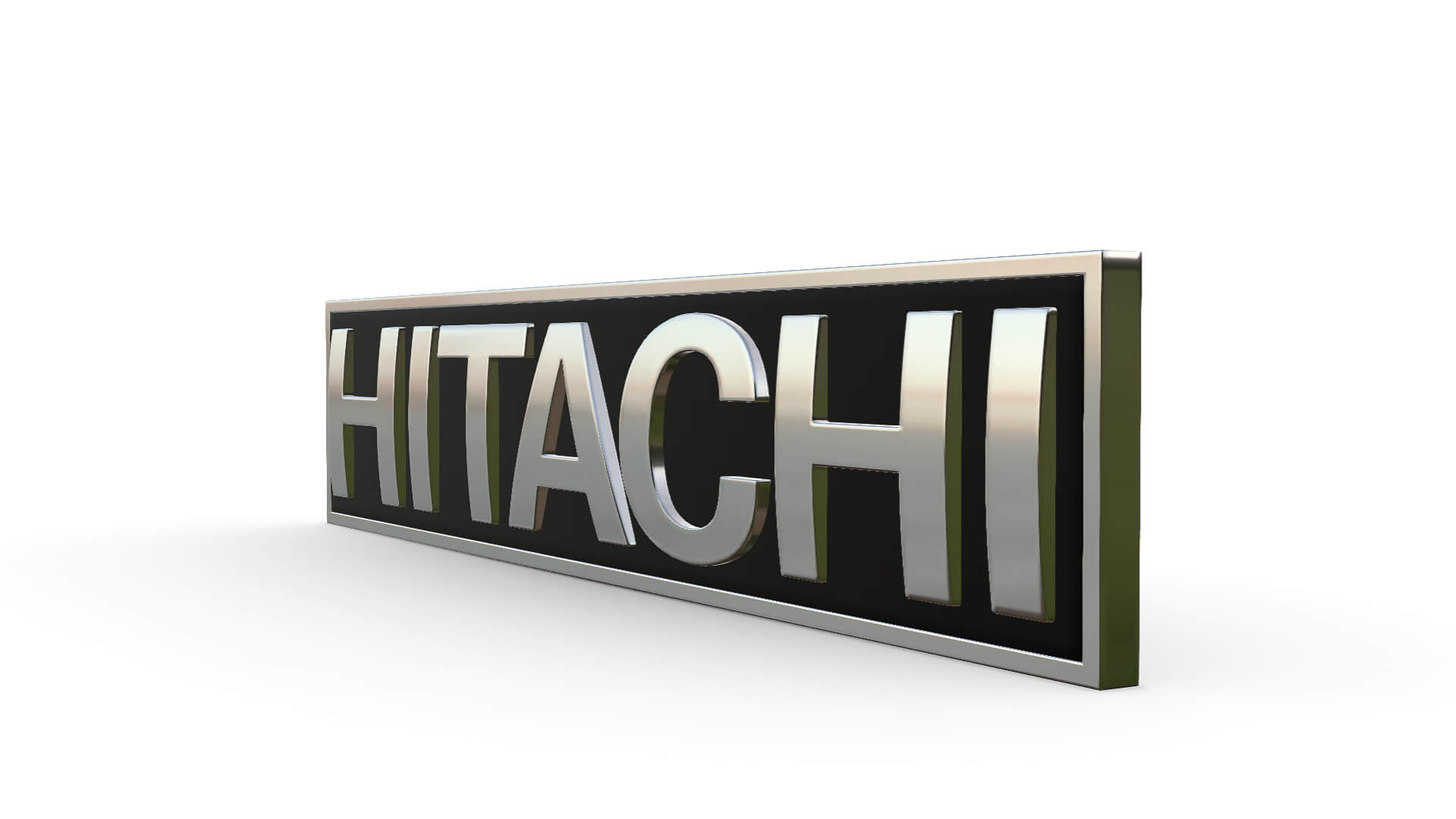 Hitachi Logo - 3D Model by 3d_logoman