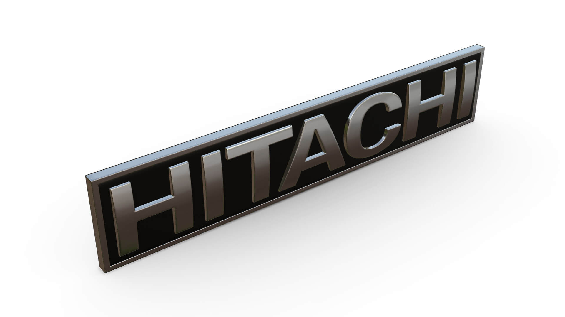 Hitachi Logo - 3D Model by 3d_logoman