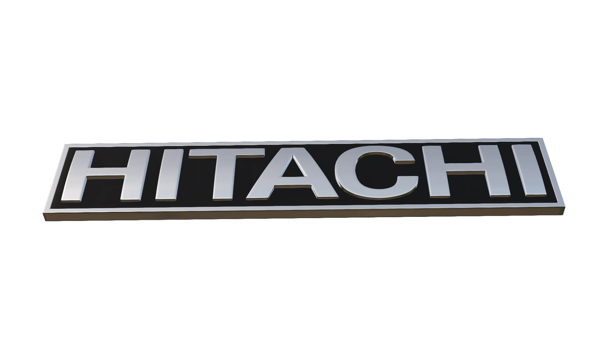 Hitachi Logo - 3D Model by 3d_logoman