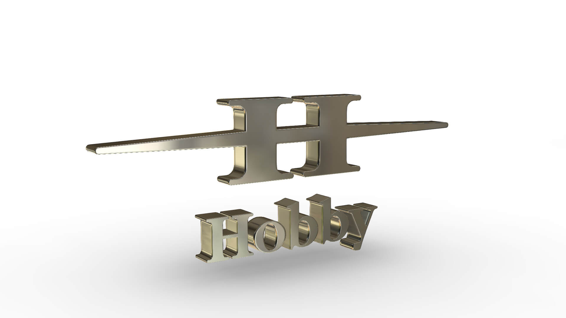 Hobby Logo - 3D Model by 3d_logoman