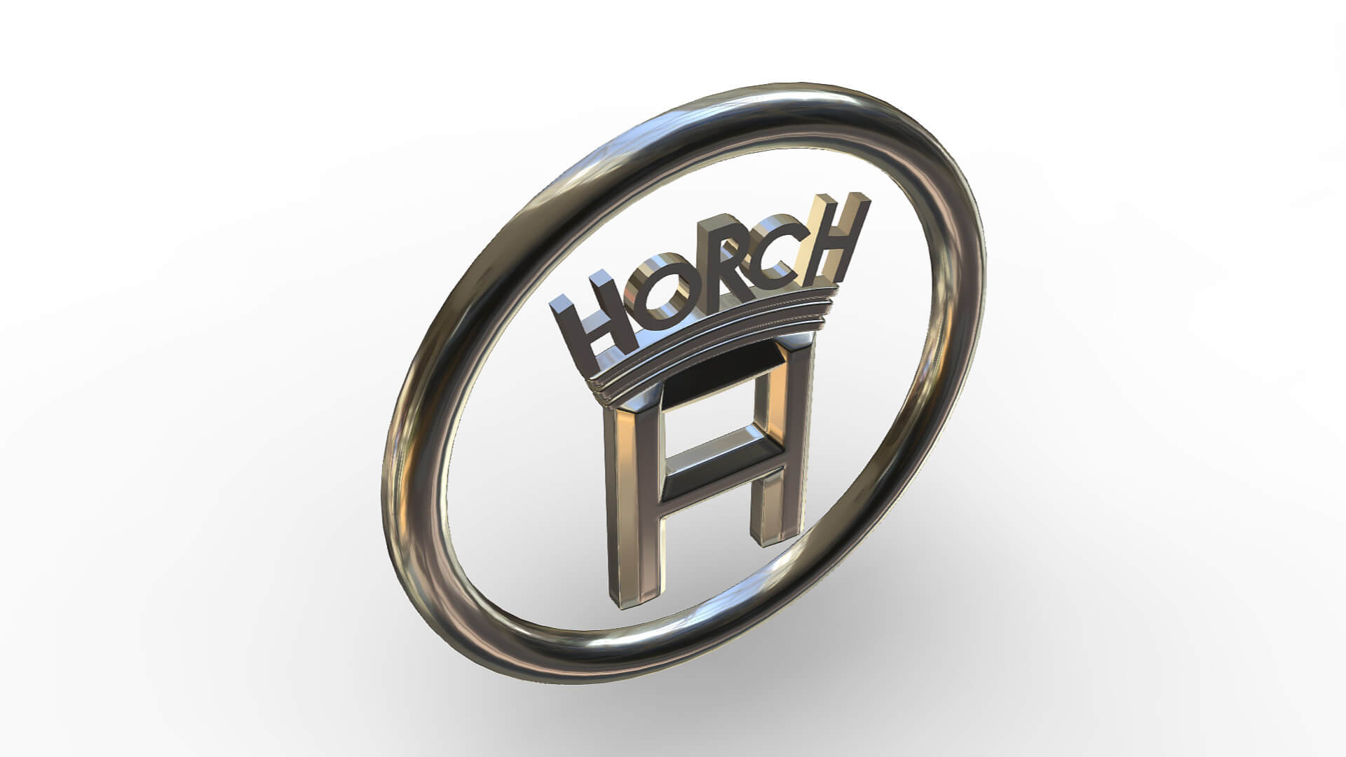 Horch Logo - 3D Model by 3d_logoman