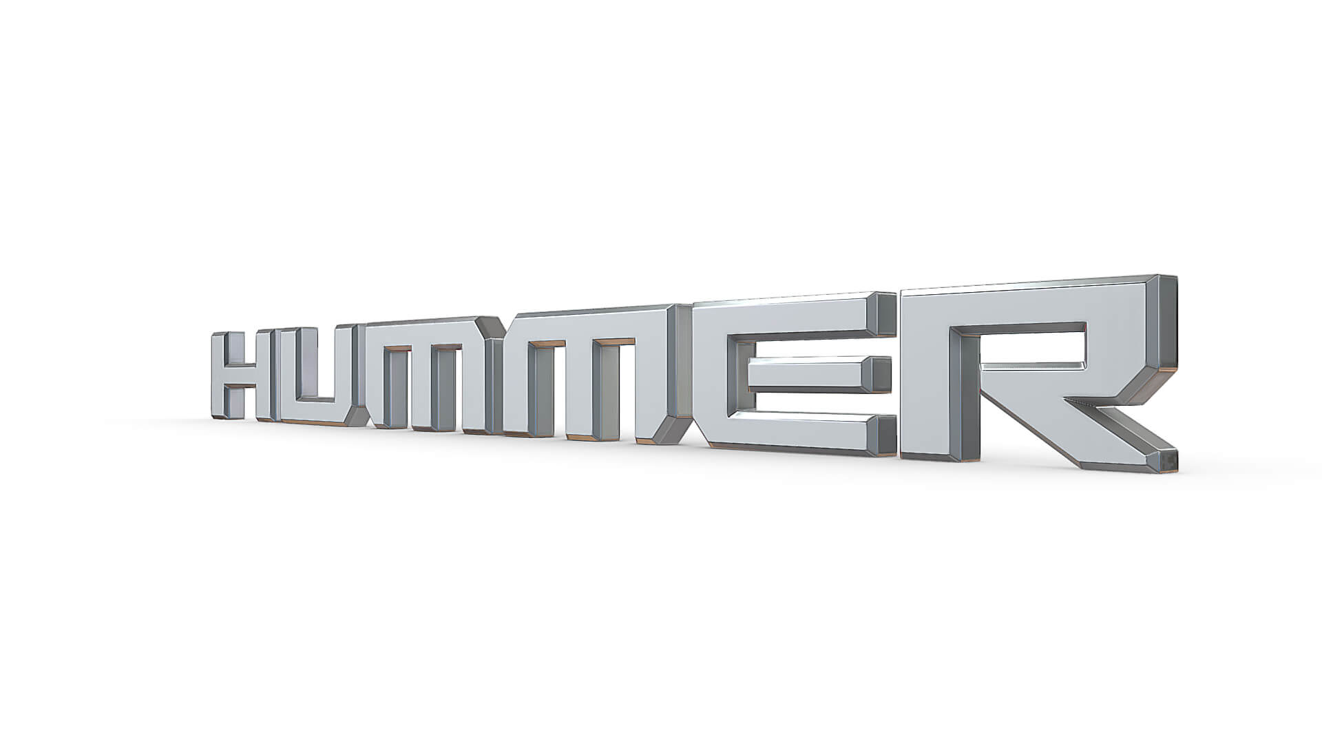 Hummer New Logo - 3D Model by 3d_logoman