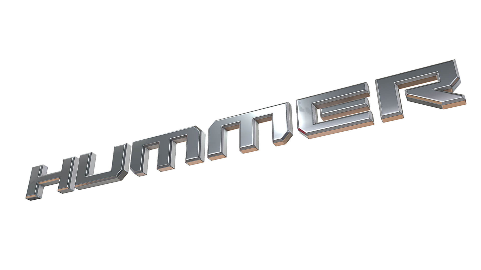 Hummer New Logo - 3D Model by 3d_logoman