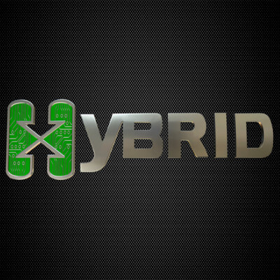 Hybrid Logo - 3D Model by 3d_logoman